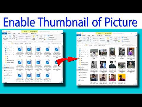 How to Show Pictures in File Explorer | Image Icon Not Showing in Windows 11