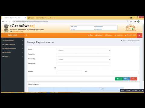 Complete Payment Process on eGramSwaraj with FTO Signing by Maker and Checker