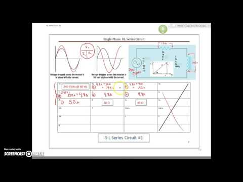 RL Series Circuit Equations & Sample Calculation (2 of 2)
