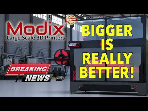 Modix 3D Printer Large Format All New Generation 4.0