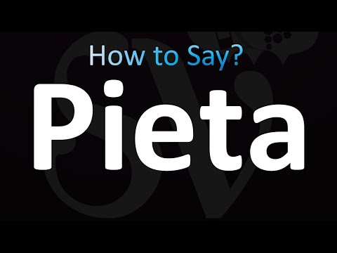 How to Pronounce Pieta (correctly!)