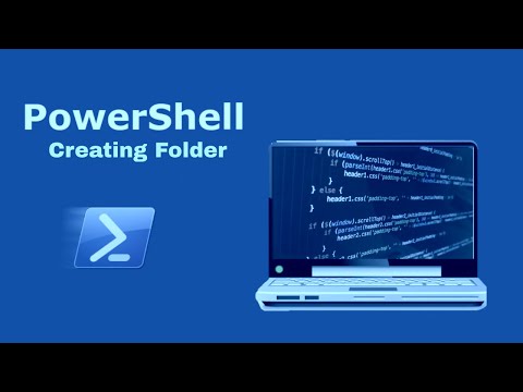MoreInfo - Creating new Folder using PowerShell command - New Video 2024