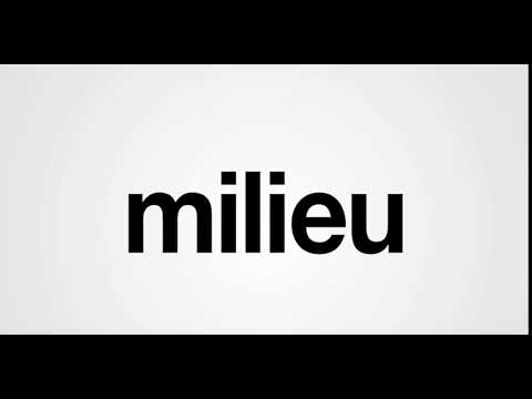 How to Pronounce Milieu