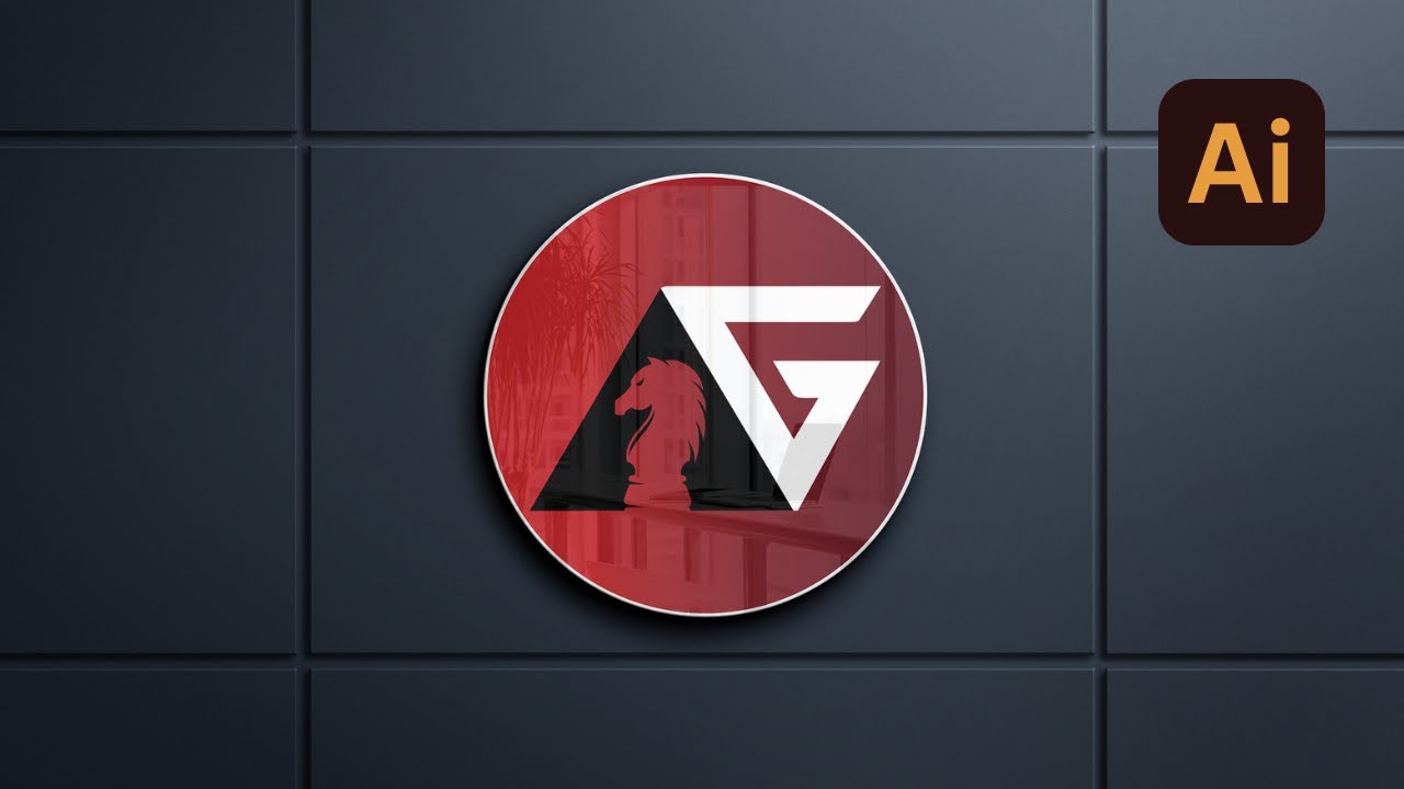 Design a Professional Chess Logo in Illustrator | Step-by-Step Tutorial.
