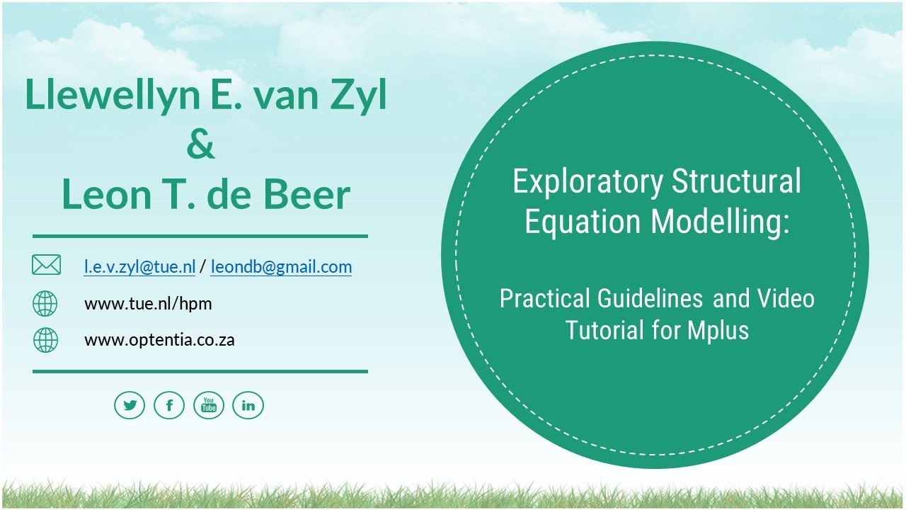 Exploratory Structural Equation Modelling: Practical Guidelines and  Video Tutorial for Mplus