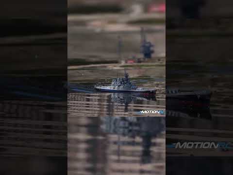 The detail on the Bancroft USS North Carolina RC Boat is exquisite! 1/200 scale and ready to sail!