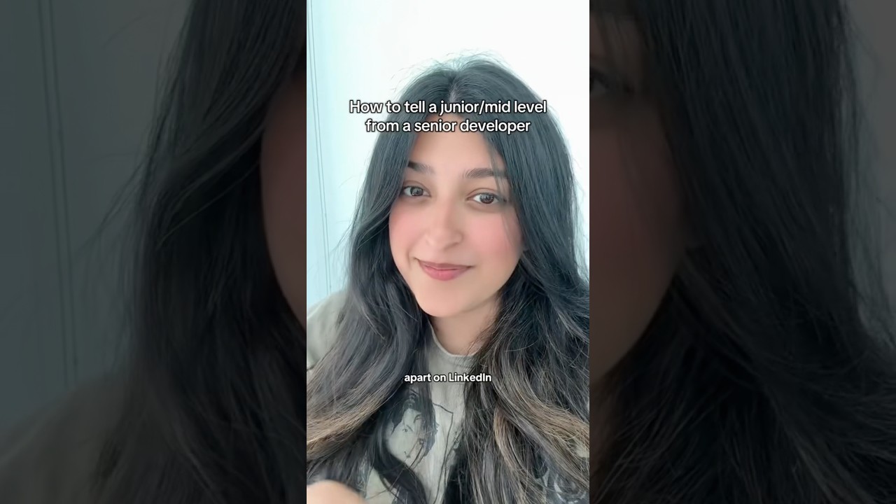 Junior vs. senior developer on linkedin 👀