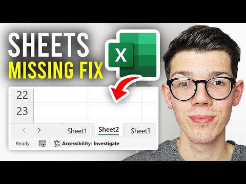 How To Fix Sheets Tab Missing In Excel - Full Guide