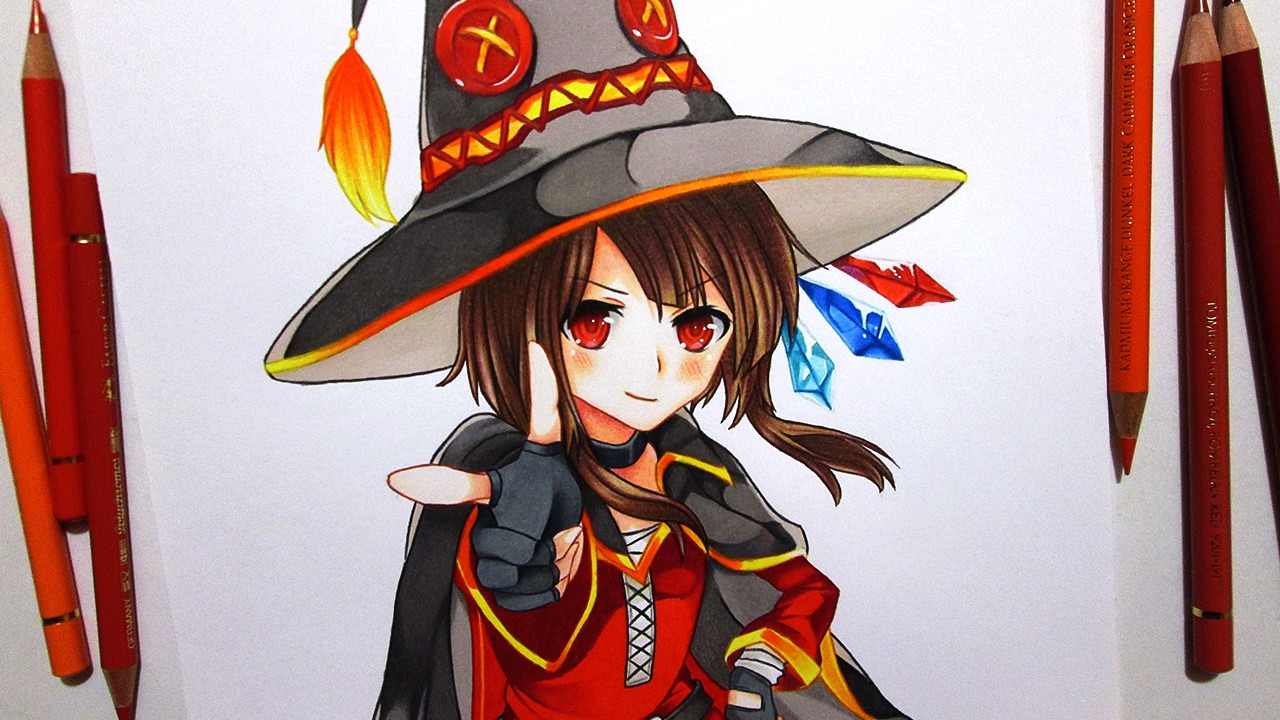 Speed Drawing Megumin || KonoSuba
