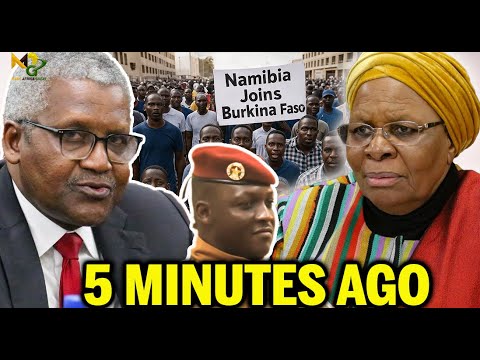 Namibia’s President SHOCKS Dangote: ‘Africa Has No Reason to Be Poor!’, Join TRAORE
