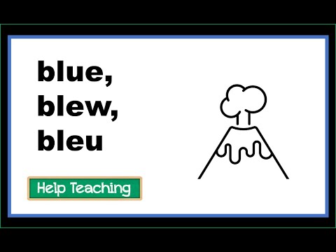 blue, blew, bleu | Commonly Confused Words Lesson