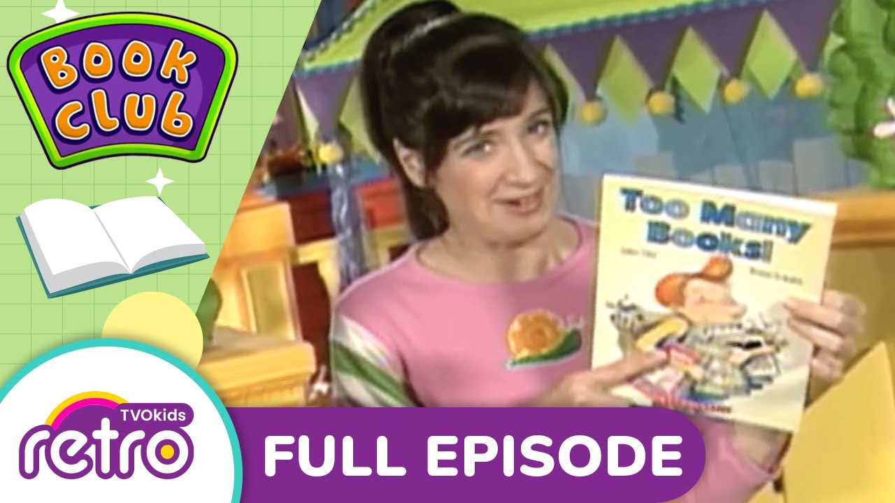 Discover the Joy of Reading 📖😍 | Gisele's Big Backyard Book Club Reads Too Many Books 📚| TVOkids
