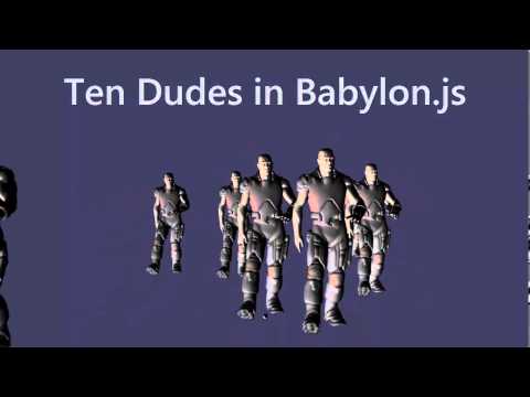 Babylon.js : An Example of Mesh Cloning