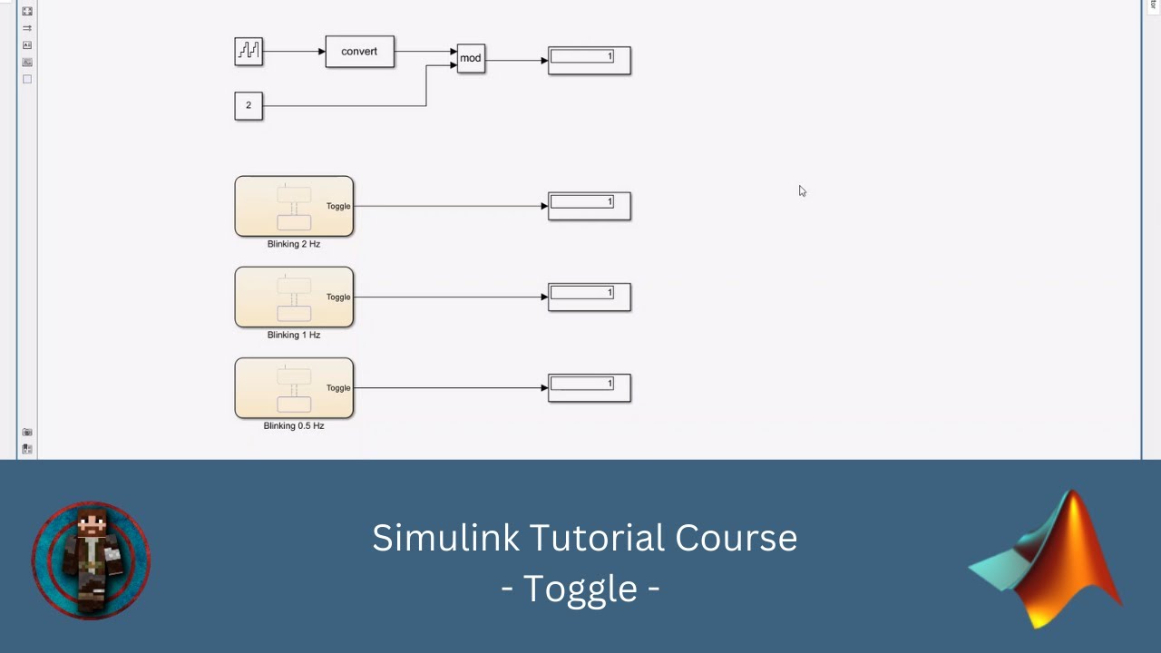 How to code and simulate a Toggle function in Simulink || Simulink Tutorial || Model & Function