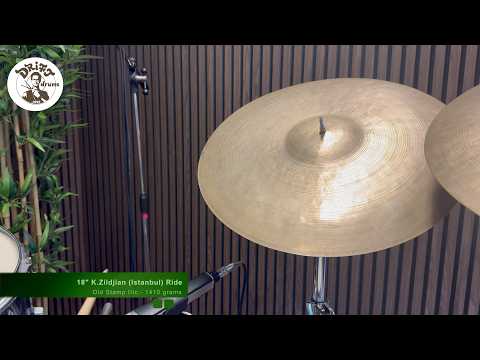 18" K. Zildjian Old Stamp Type IIIc 1410gr (VIDEO) | Reverb