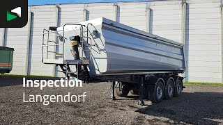 Langendorf NW3 3 axles 27m3 Liftachse tipper semi-trailer for sale ...