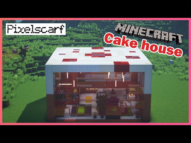 Minecraft Cake House With Interior [Schematic] Minecraft Map