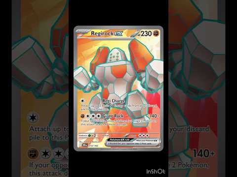 Regirock ex #214 Destined Rivals 2025 Pokémon Card