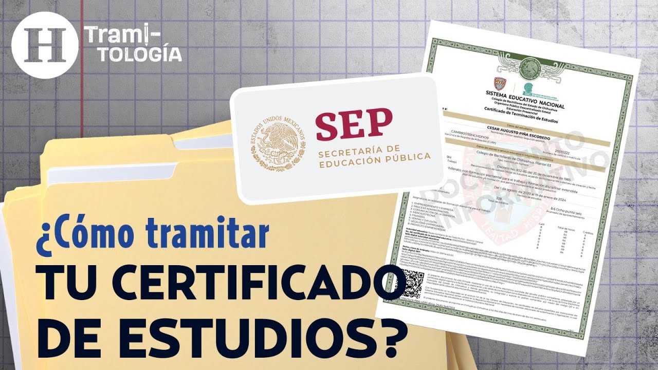 ¿Cómo sacar tu certificado de primaria o secundaria? | Tramitología