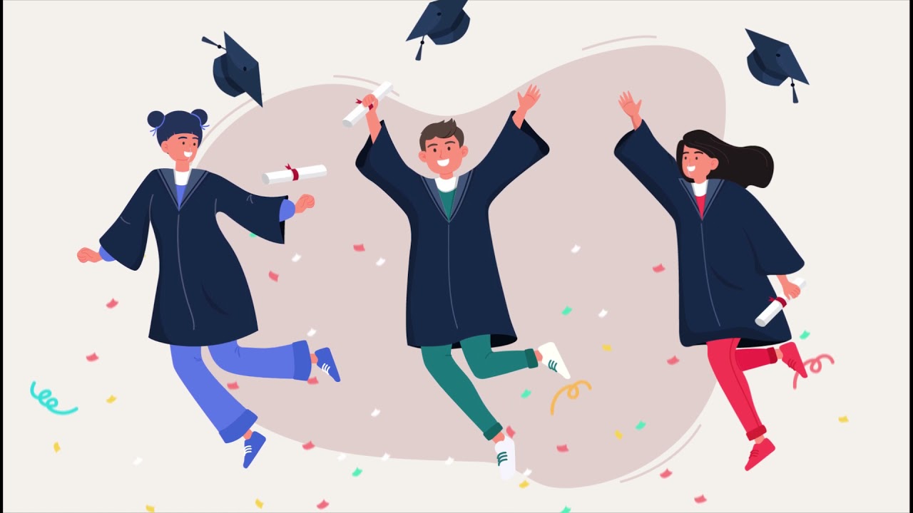 Finished university - Unique Vector Graphic