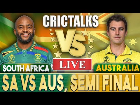 ???? SOUTH AFRICA VS AUSTRALIA, SEMI FINAL Live Match Today | ICC Cricket World Cup #worldcup