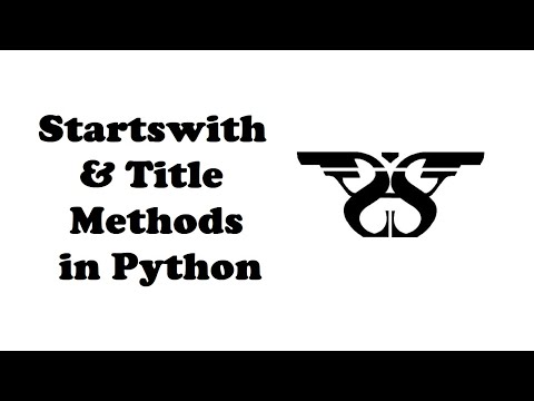 139. String Startswith and Title Method in Python with Example Code || Python String Methods-21