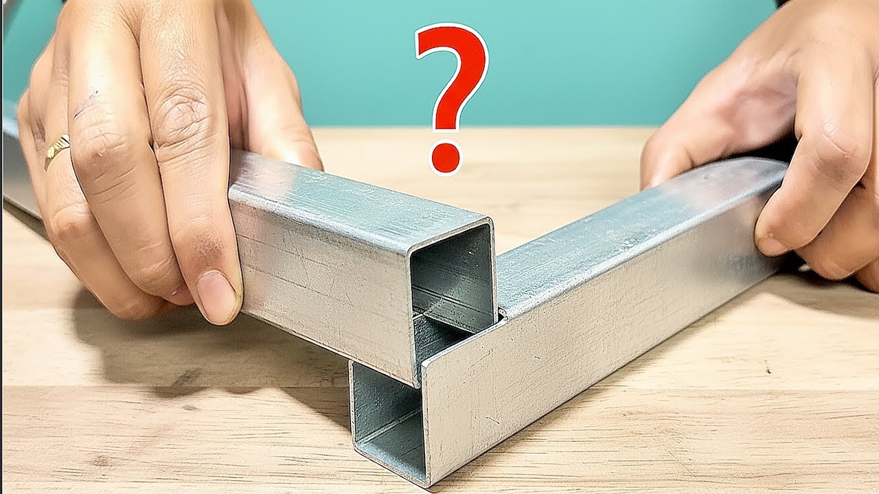 Square Pipe Joining For Beginners In 3 Minutes! Welding At Home for Beginners