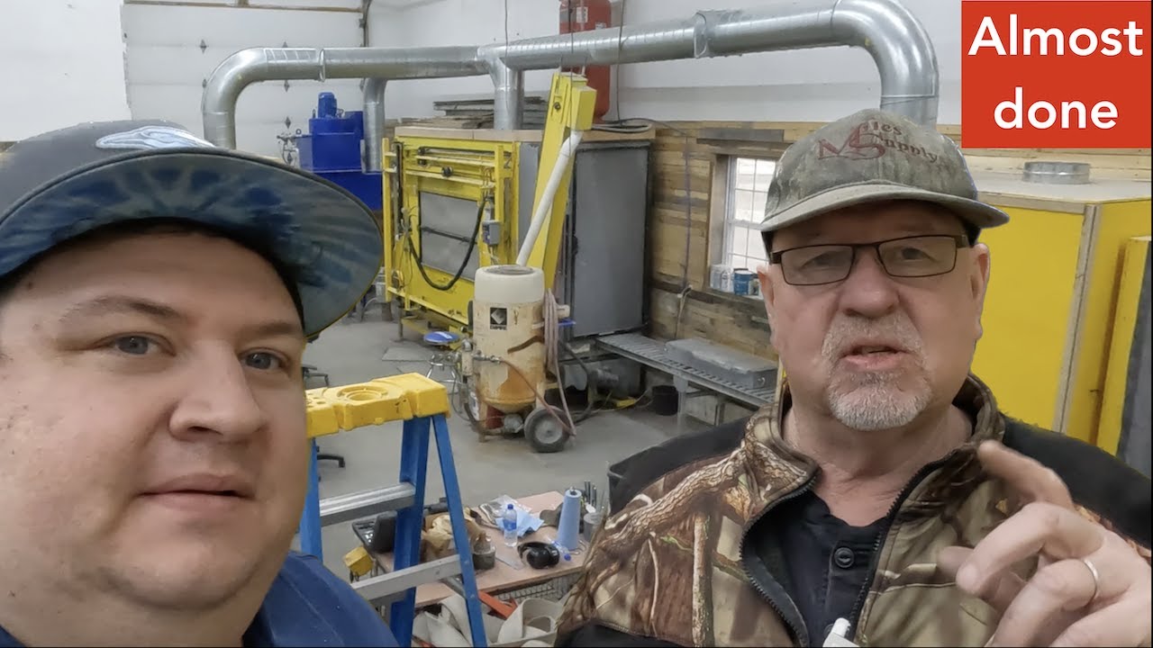 Monument shop ductwork
