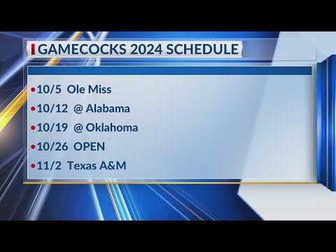 University of South Carolina 2024 football schedule