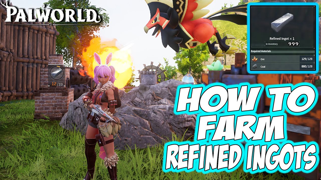 Palworld - How to GET REFINED INGOTS Fast