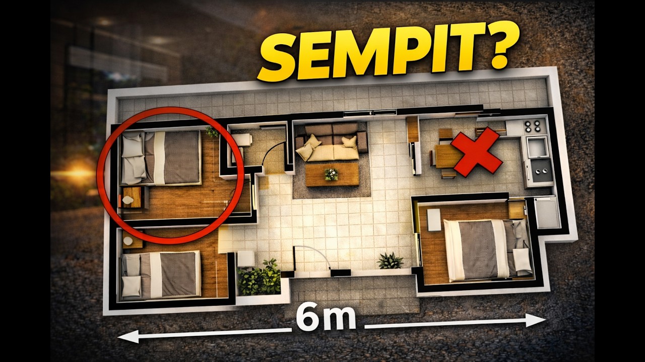 Layout Rumah 6x10 yang Nyaman Menurut Arsitek