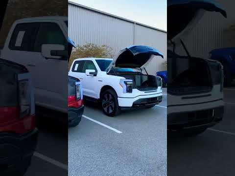 2022 Ford F150 Lightning Lariat, Pro & Platinum #ford #f150 #lightning #ev #electric #fast #truck