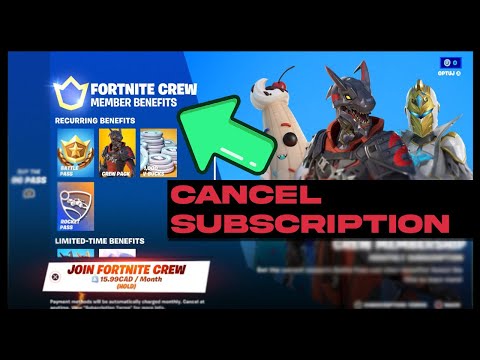 HOW TO CANCEL YOUR FORTNITE MEMBERSHIP! - PLAYSTATION