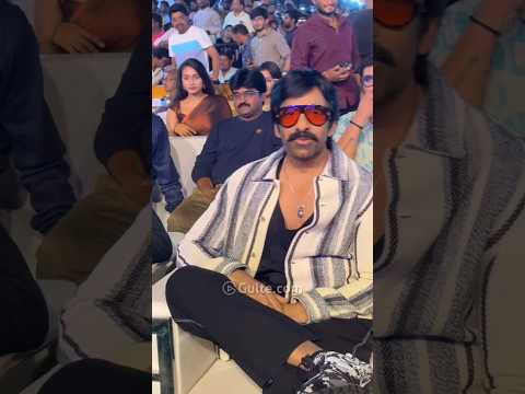 Mass Maharaj in the house 🔥 #RaviTeja arrives in style at #MrBachchan pre-release event | Gulte.com