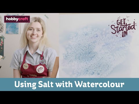 Salt Watercolour Technique Tutorial | Get Started in Watercolour | Hobbycraft