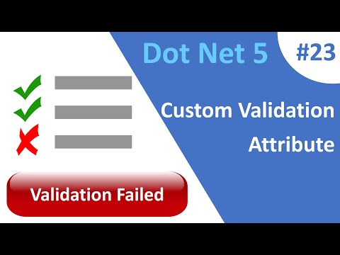 Learn ASP NET Core Blazor | How to create custom validation attribute - Mind Luster