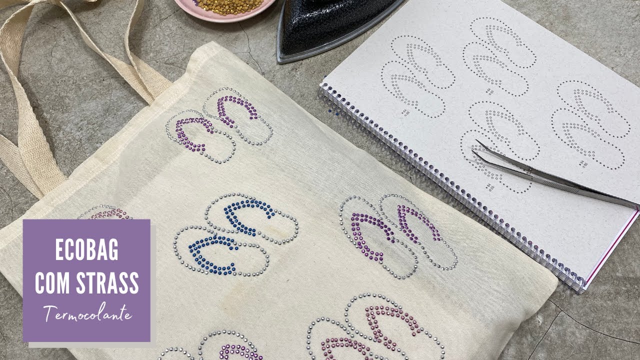 EcoBag com Strass Fast Patch | Dica de Costumização
