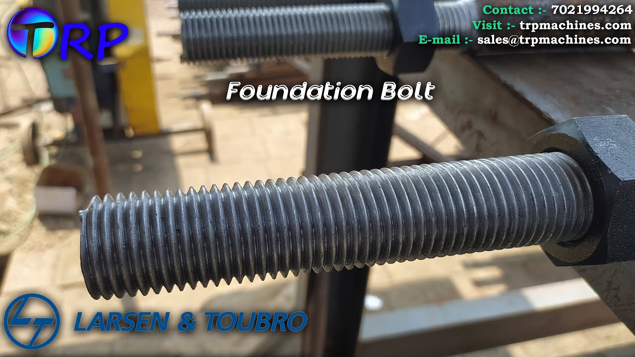 Foundation Bolt Machine | Rebar Threading Machine | Chaser | TMT Bar Threading | Lanco Chaser