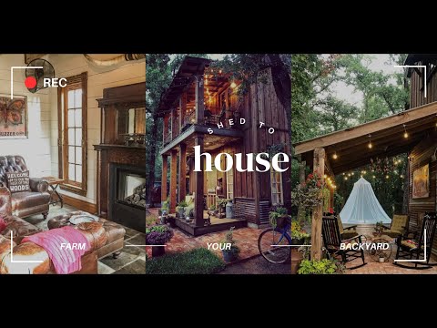 2 Story Home Depot SHED turned into EXQUISITE DIY Texas Tiny HOUSE 🏡 It's like nothing you've seen!