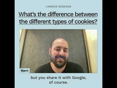 What is the difference between the different types of cookies?