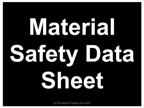 Material Safety Data Sheets - Caribbean Jetty Operator