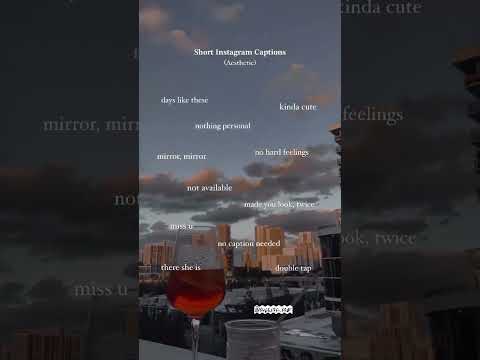 Short Instagram caption ideas๐ก (Asthetic โจ) #shorts #youtubeshorts #viral