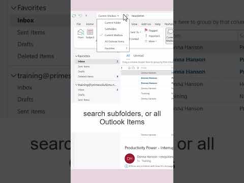 Make Life Easier with THIS Outlook 365 Search Hack! 👀 #Shorts