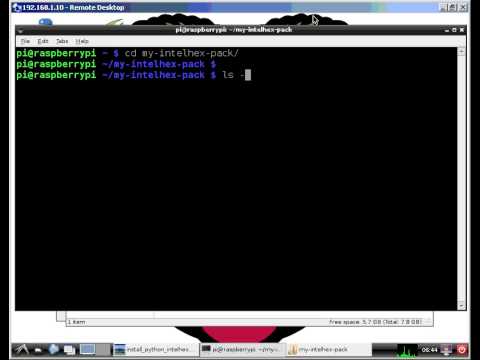 Setup Python intelhex