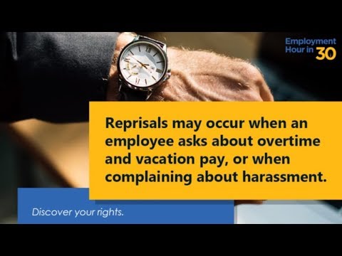 Reprisals at Work - Employment Law Show: S3 E5