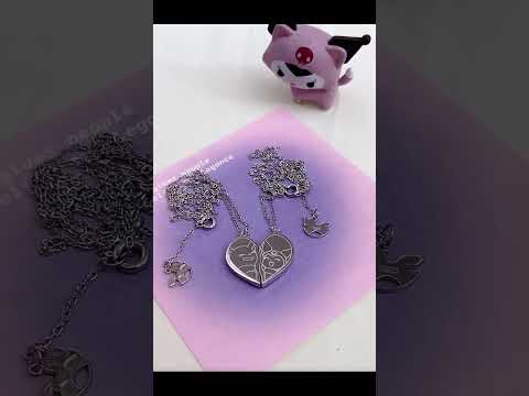 Matching Couple Necklaces Gift Sets for Distance Relationships