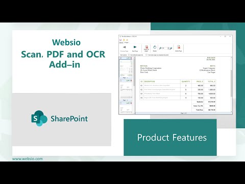 SharePoint Scan, PDF and OCR Addin