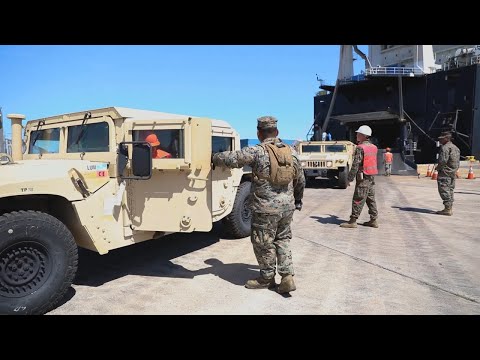 Atlantic Dragon | Marines with 3rd Marine Logistics Group aboard USNS 1st Lt. Jack Lummus