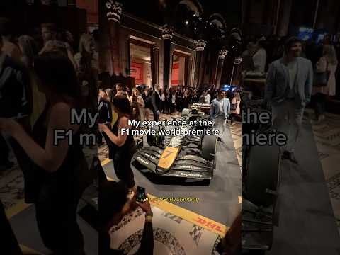 My experience at the F1 movie world premiere! | #f1 #formula1 #f1movie #fashion #redcarpet