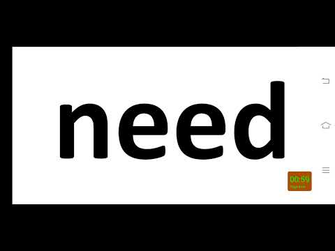 need meaning in Hindi and English